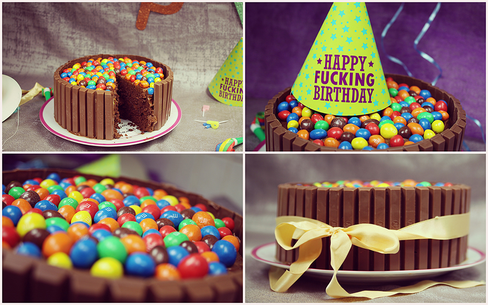 Layer Cake enrobé de kit kat – Lyzie McCake